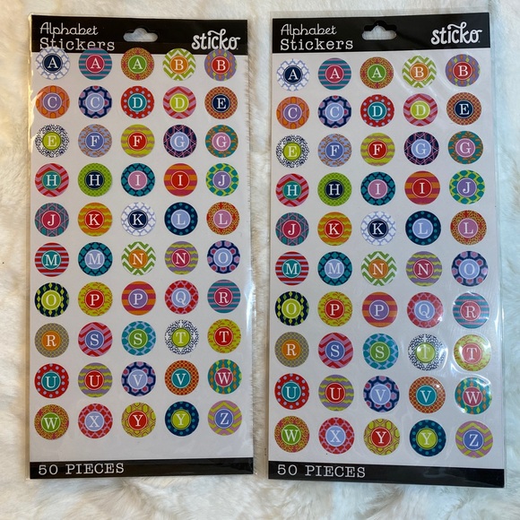 sticko | Other | Sticko Alphabet And Theme Sticker Bundle | Poshmark
